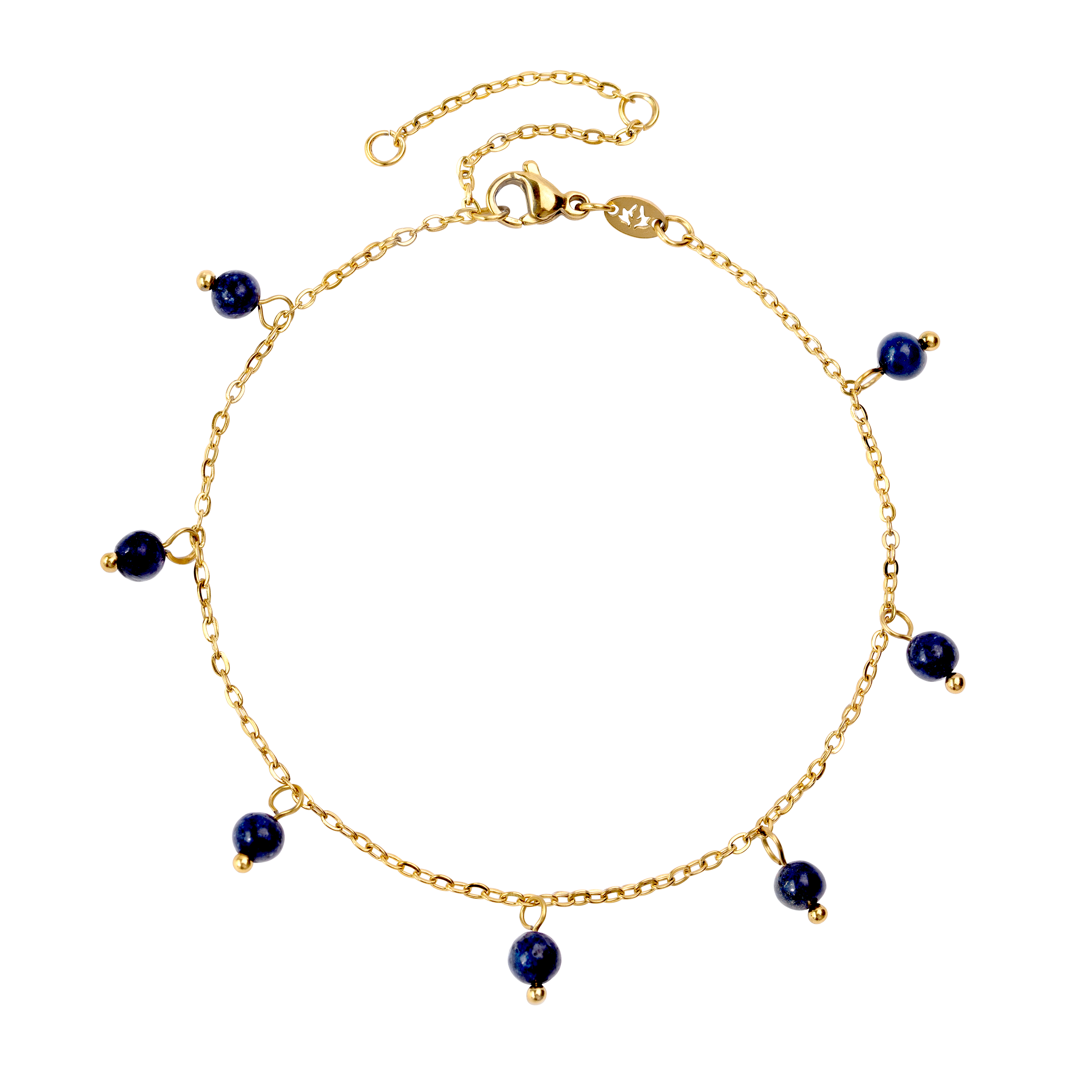 Blue Bay Anklet Gold – Luamaya