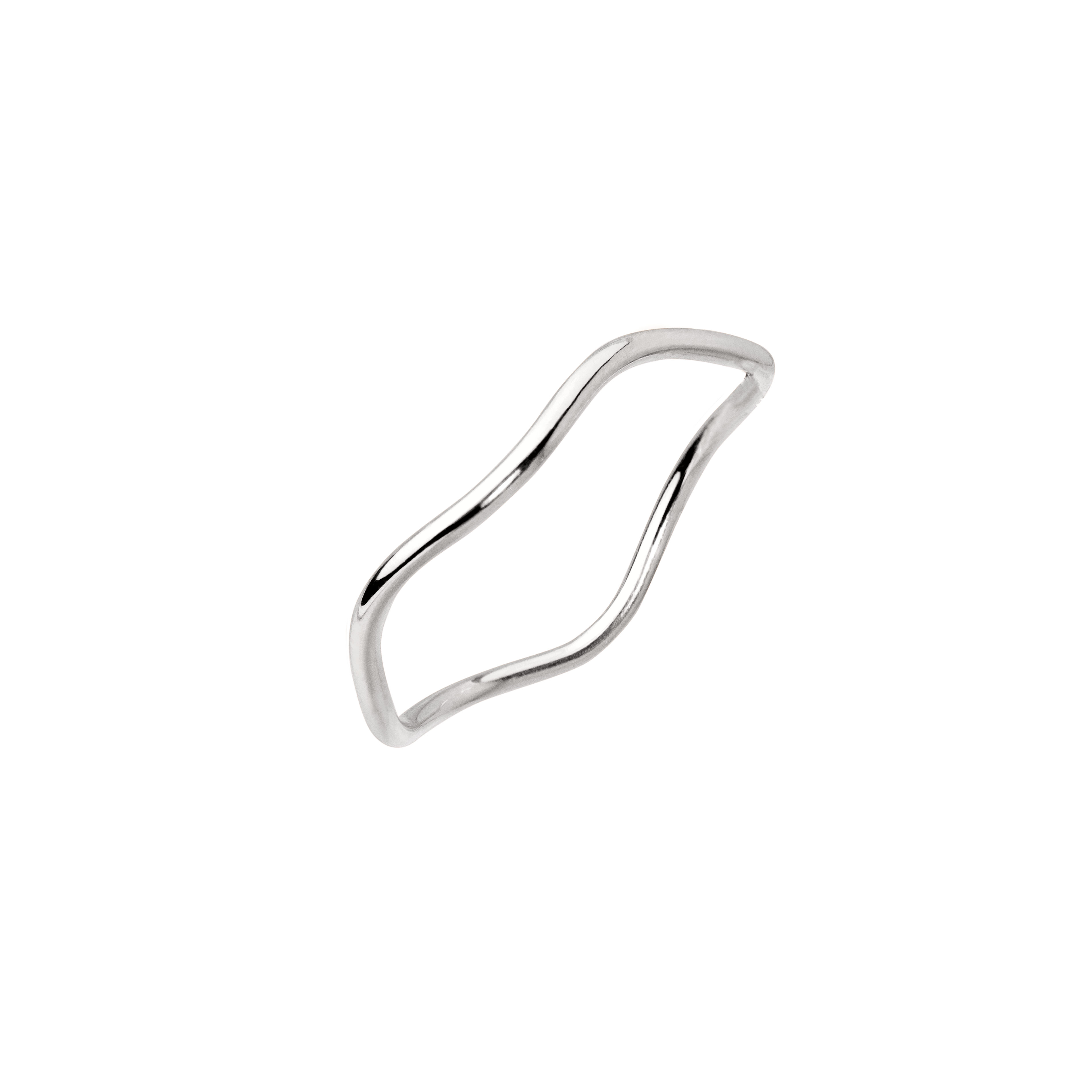 Slim Wave Ring Silber – Luamaya